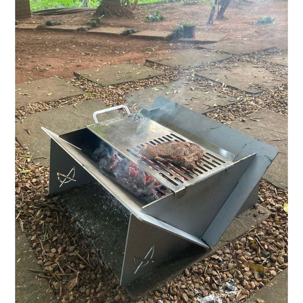 Pretzel Designs | Boma/Fire Pit & Grill Combo – www.onlinebraaishop.co.za