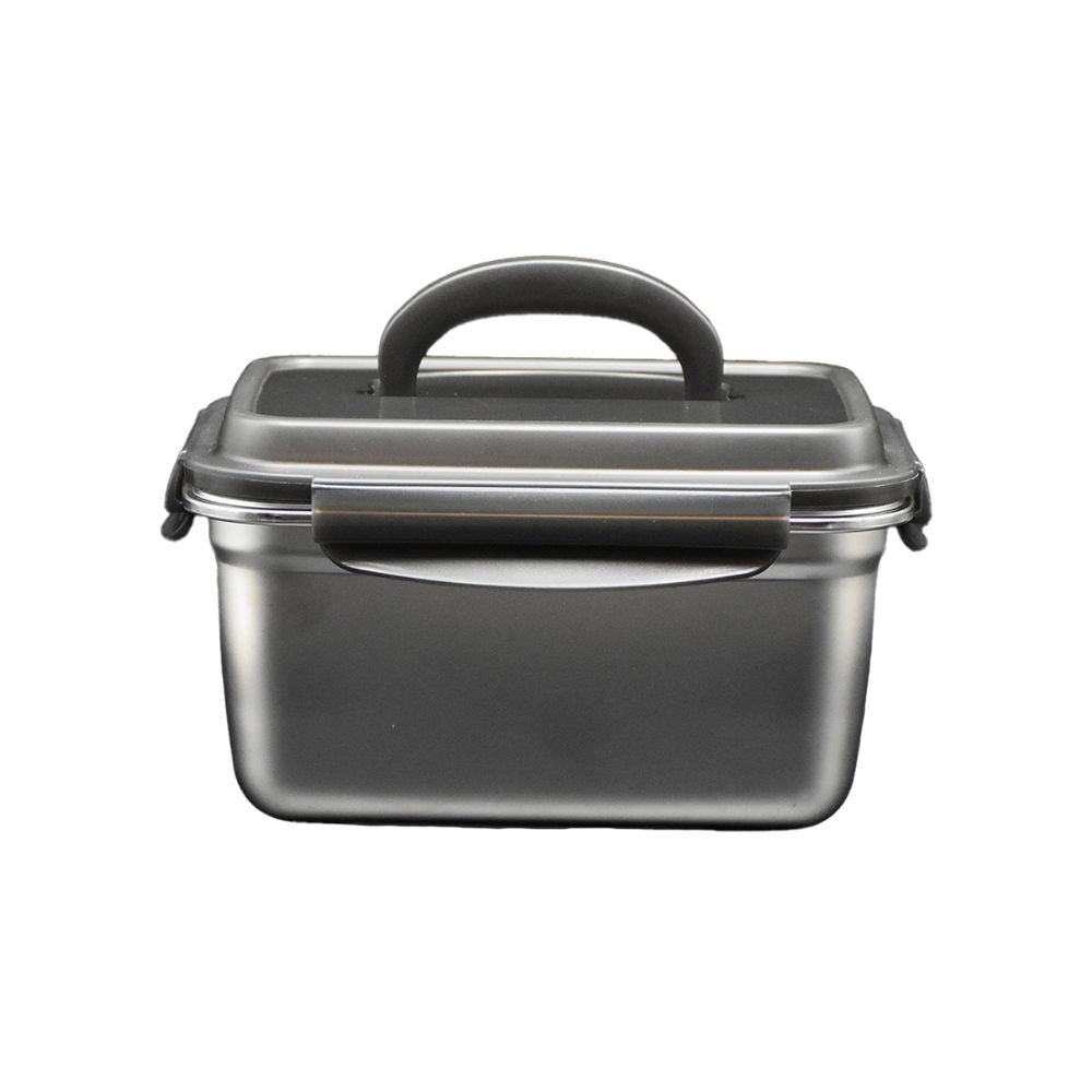 Versatile Food Storage Stainless-Steel Braai Bak - Durable lid include ...