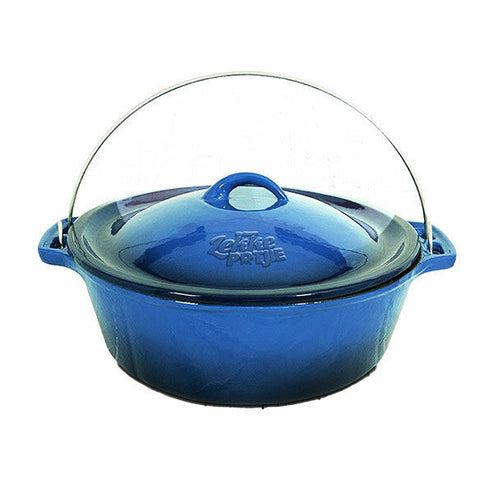 Cast Iron Enamel Coated Potjie Bake Pot - Various Colors - 5L – www ...