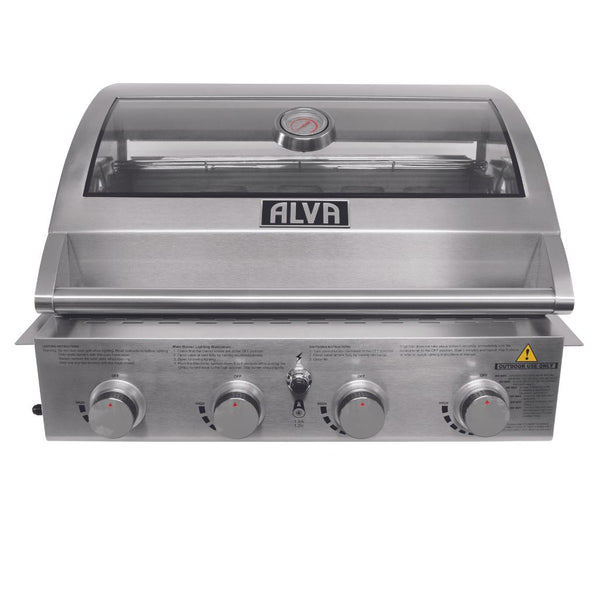 Alva Mojave 4-Burner Drop-In Gas BBQ – www.onlinebraaishop.co.za